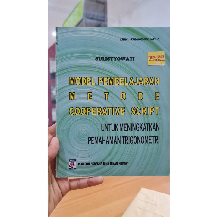 Jual MODEL PEMBELAJARAN METODE COOPERATIVE SCRIPT UNTUK MENINGKATKAN PEMAHAMAN TRIGONOMETRI ...