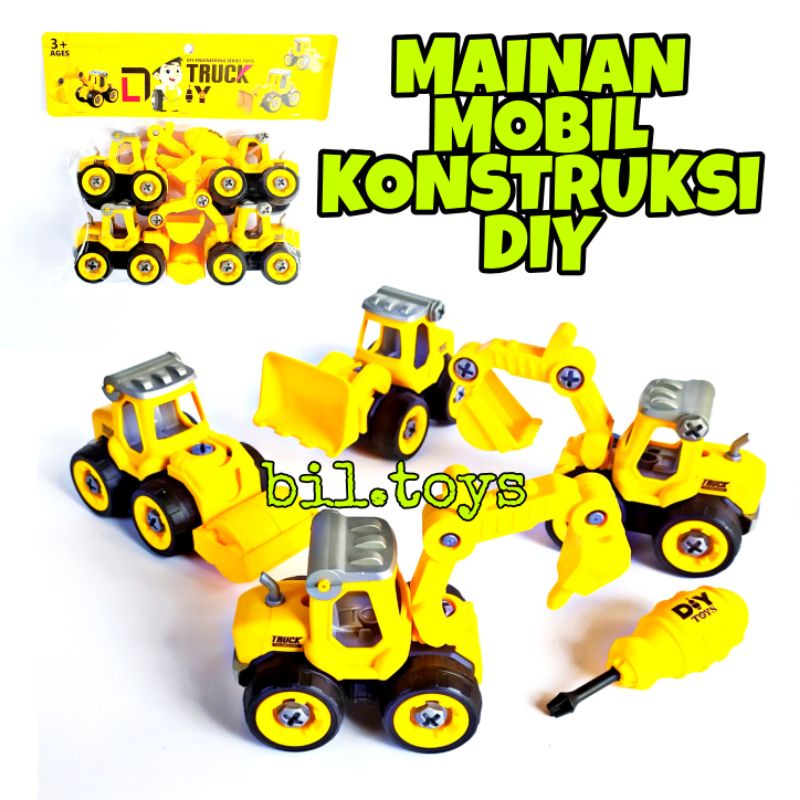 Jual Mainan Permainan Mobil Mobilan Truk Truck Konstruksi Diy Kado Anak ...
