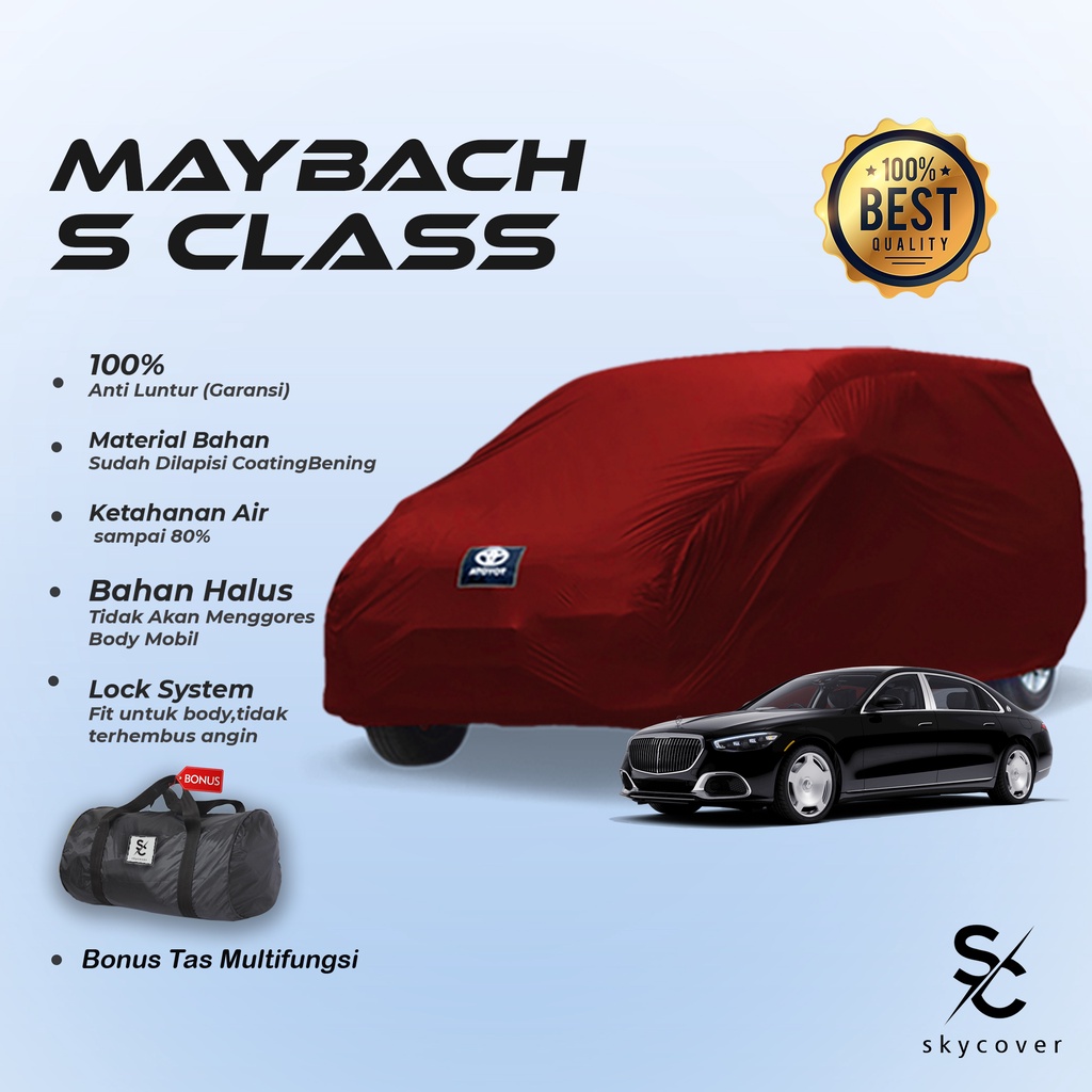 Jual Body Cover Mobil Mercedes Benz Maybach S Class Sarung Selimut ...