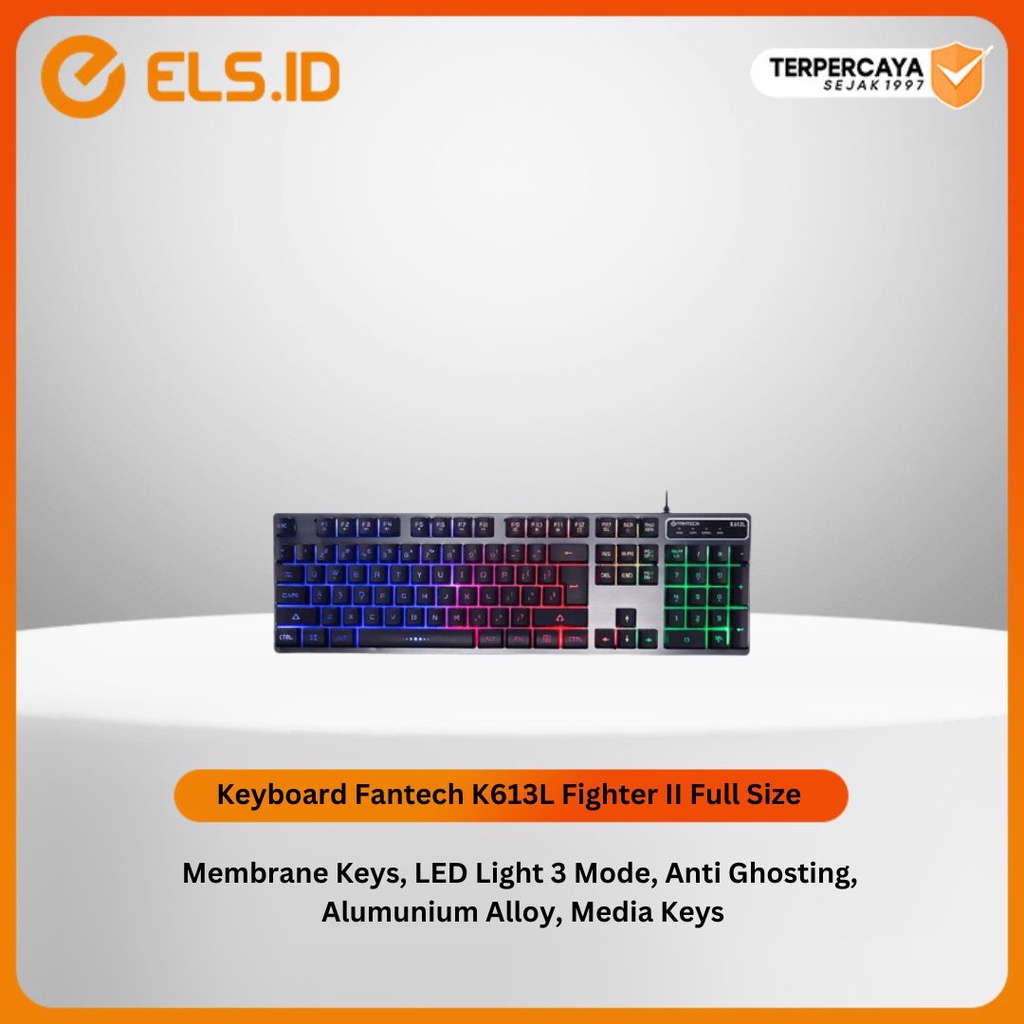 Jual Keyboard Fantech K613L Fighter II Full Size Membrane | Shopee Indonesia