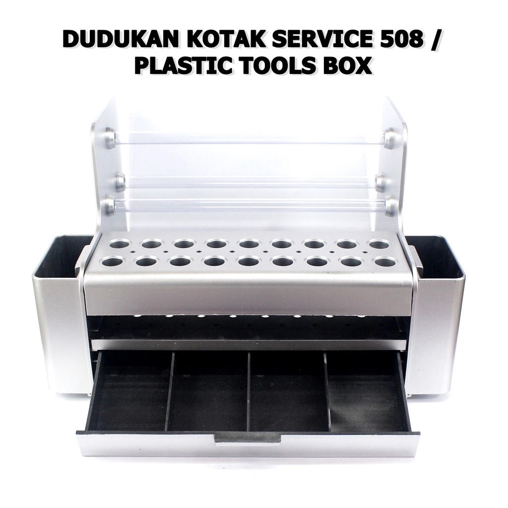 Jual DUDUKAN KOTAK SERVICE 508 PLASTIC TOOLS BOX | Shopee Indonesia