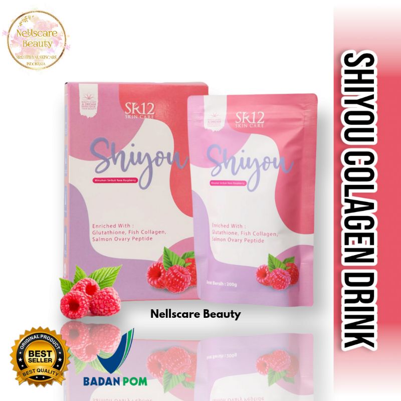Jual SHIYOU COLLAGEN DRINK 200 gr SR12 MINUMAN COLAGEN RASA RASPBERRY | Shopee Indonesia
