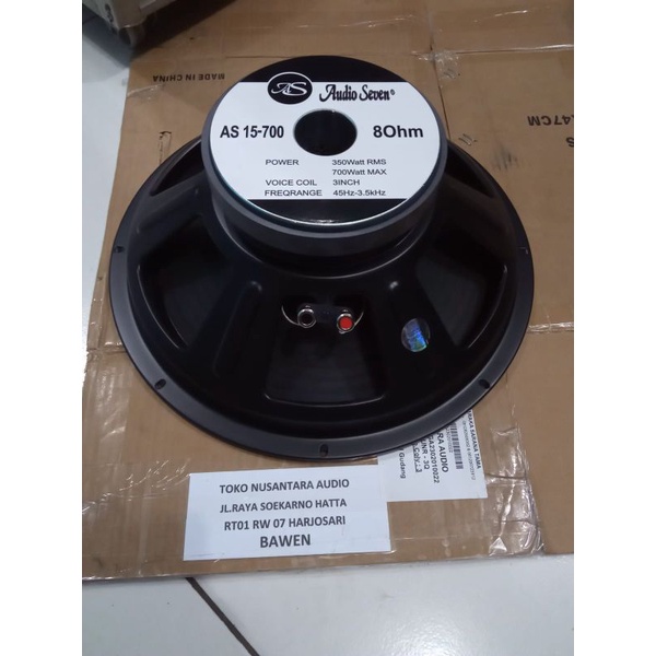 Jual Speaker 15 inch Audio Seven AS 15700 Original | Shopee Indonesia