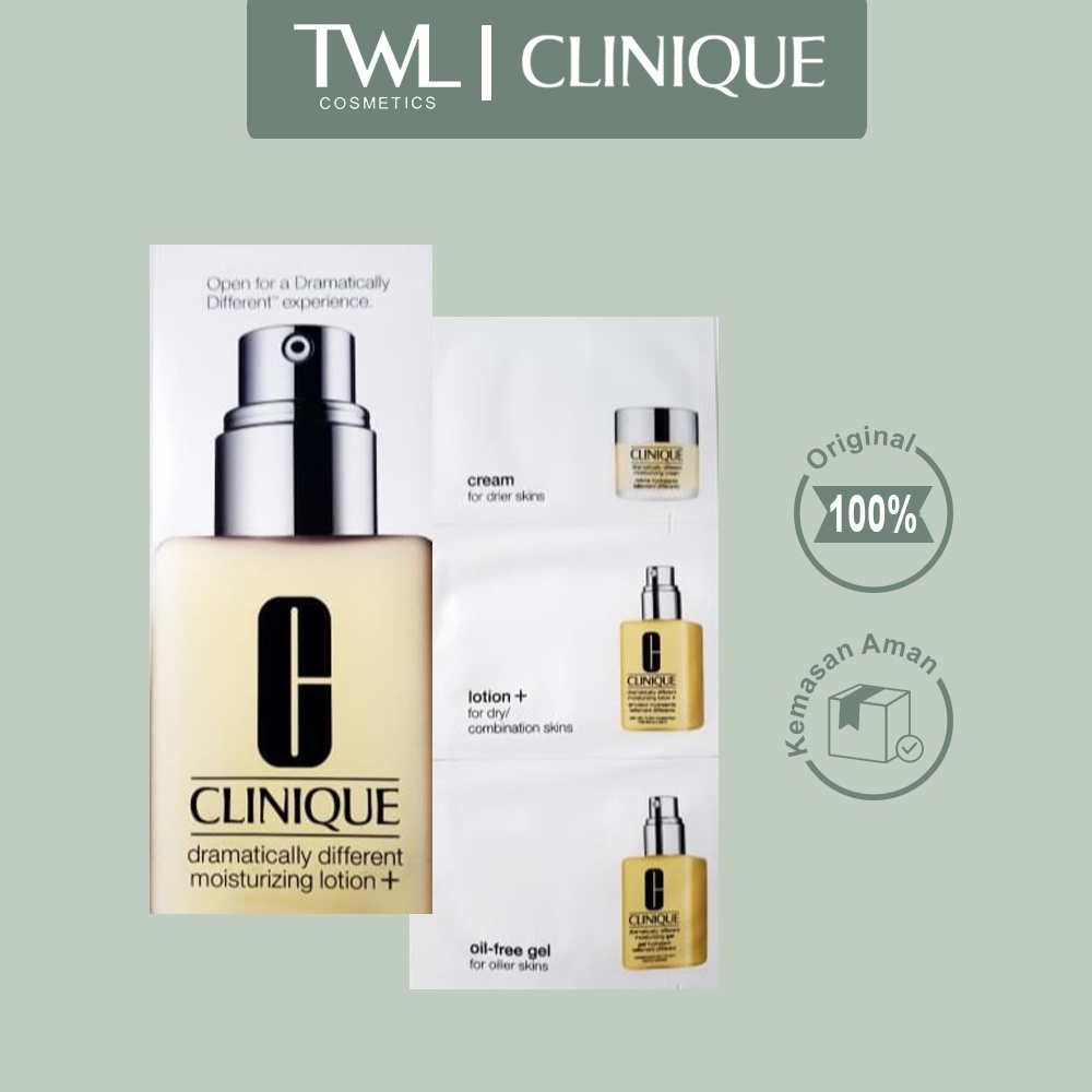 Jual Clinique Sample Card & Sachet / Clinique Moisture Surge 100H ...