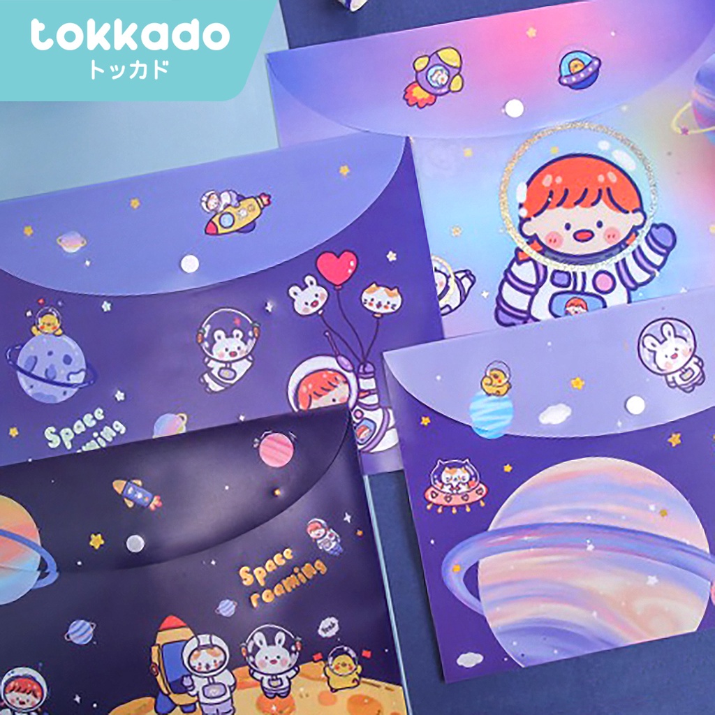 Jual TOKKADO Space Astro Map Folder A4 File Dokumen Organizer Karakter ...