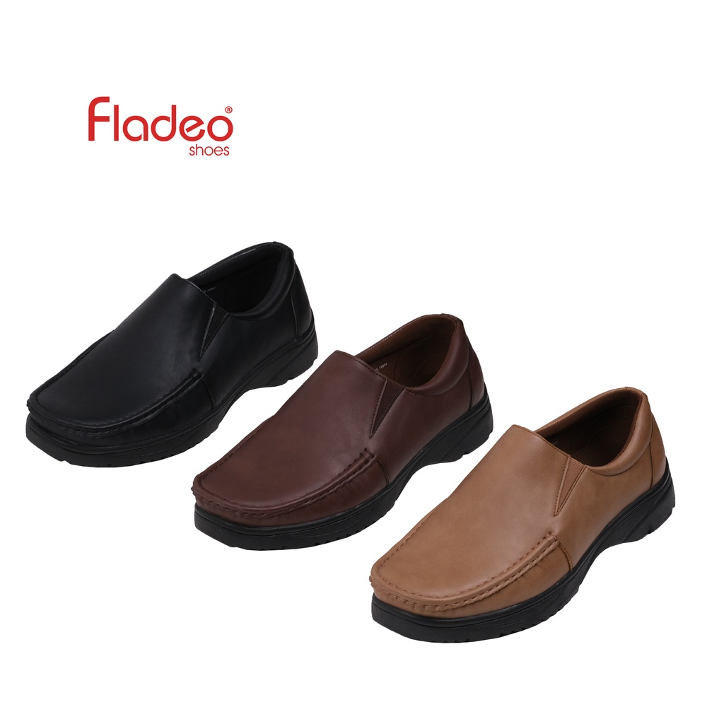 Jual Fladeo B23/MSC206-1WH/Sepatu Slip on pria [ slip on shoes ...