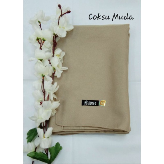 Jual hijab segiempat shinar glamour size 115x115/kerudung hijab segiempat shinar glamour warna ...