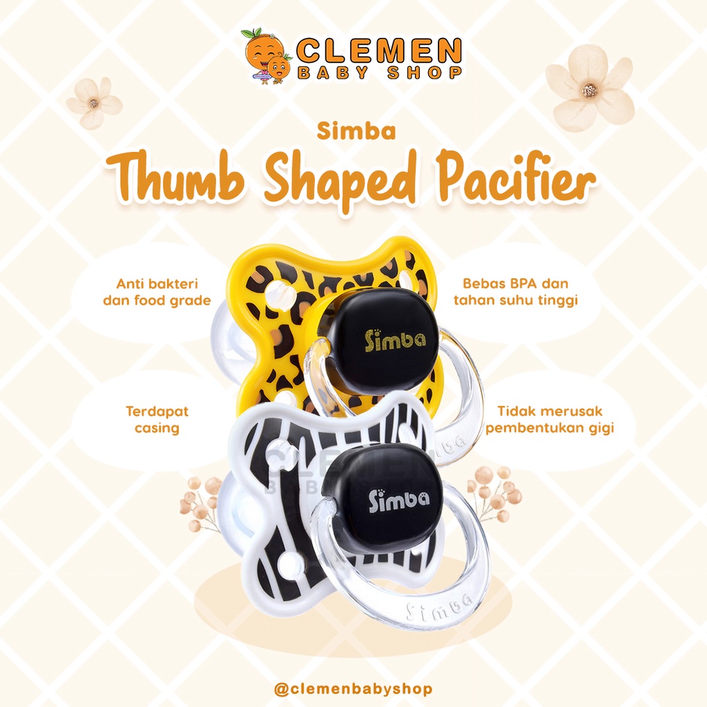 Jual Simba Thumb Shaped Pacifier (Empeng Bayi) | Shopee Indonesia