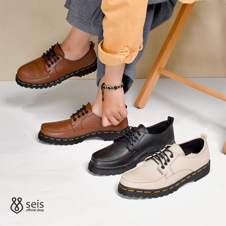Jual SEIS Versy Sepatu Docmart Wanita / Loafers Wanita | Shopee Indonesia