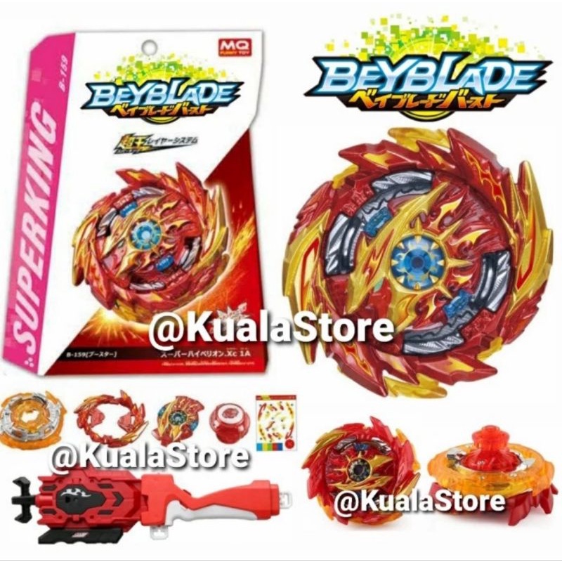 Jual Beyblade Burst Superking Sparking Launcher Super Hyperion Booster ...
