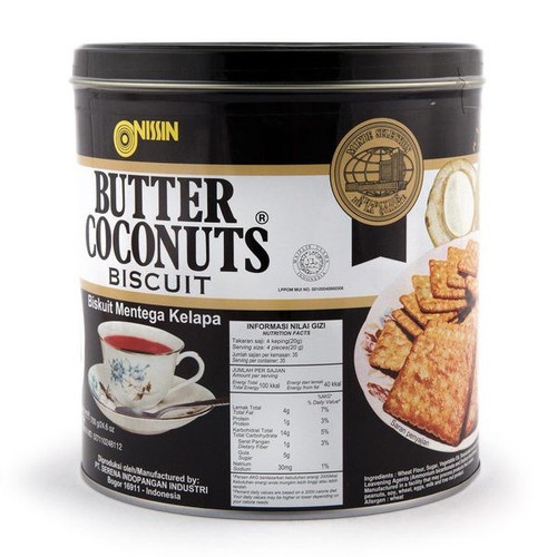 Jual Nissin Butter Coconut Biskuit Mentega Kelapa 650gr | Shopee Indonesia
