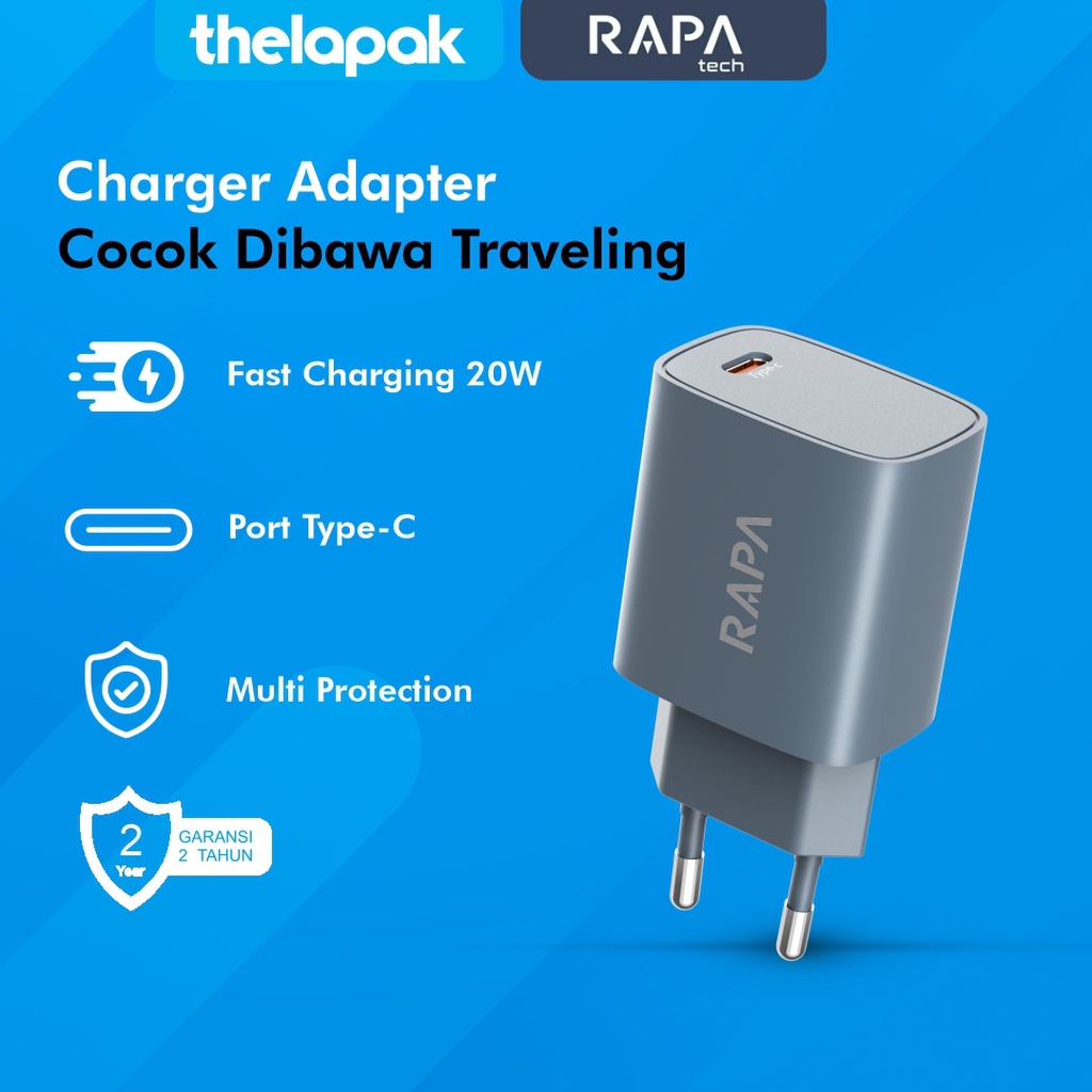 Jual Charger Port USB Type C PD20W Rapa Power I CH1010 Adaptor Fast ...