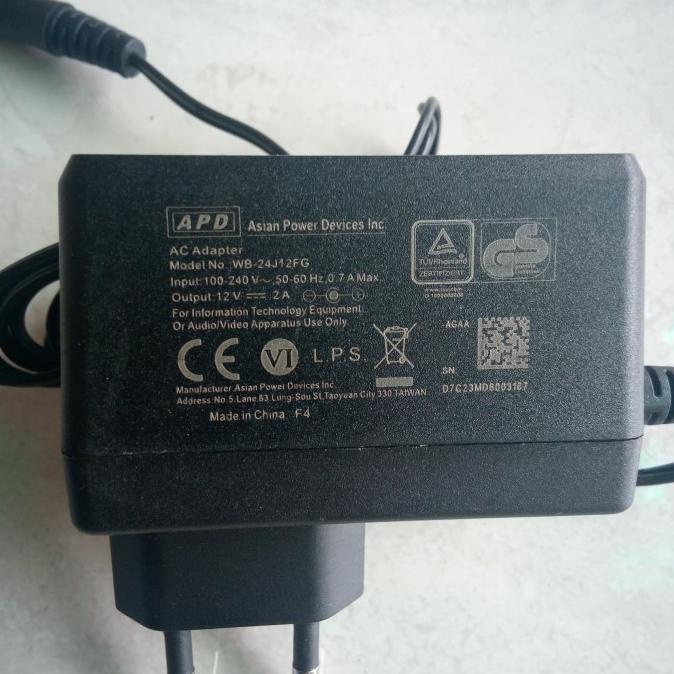 Jual adaptor cctv 12 v 2 A adaptor switching 12v 2a capasitas original ...