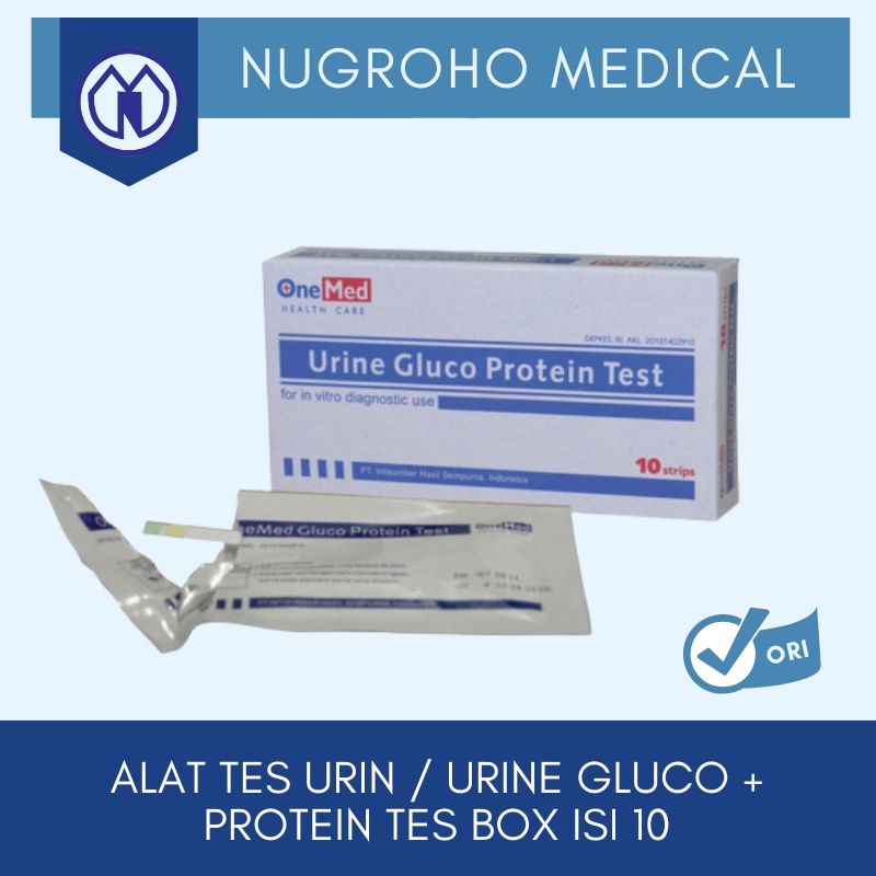 Jual ALAT TES URIN / URINE GLUCO + PROTEIN TES BOX ISI 10 | Shopee ...