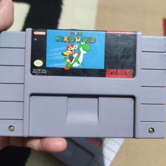 Jual Kaset Super Nintendo / SNES Original Super Mario World | Shopee ...