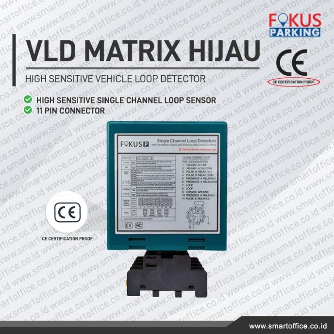 Jual Matrix VLD Vehicle Loop Detector Sensor Loop Kendaraan Barrier ...