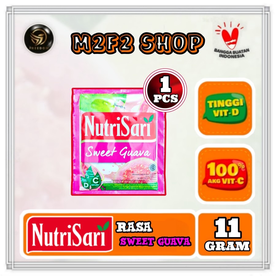 Jual NutriSari Minuman Serbuk Sweet Guava | Jambu Sachet - 11 gr ...