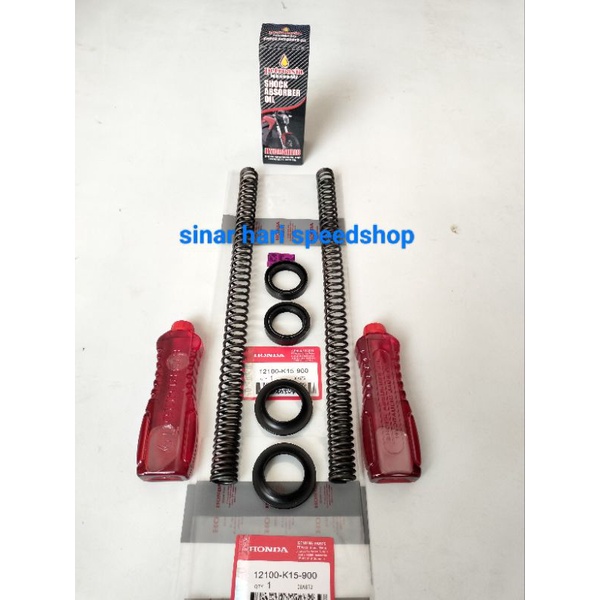 Jual PER SHOCK DEPAN 4 AITM (K97) HONDA ORIGINAL PCX 150 NEW | Shopee ...
