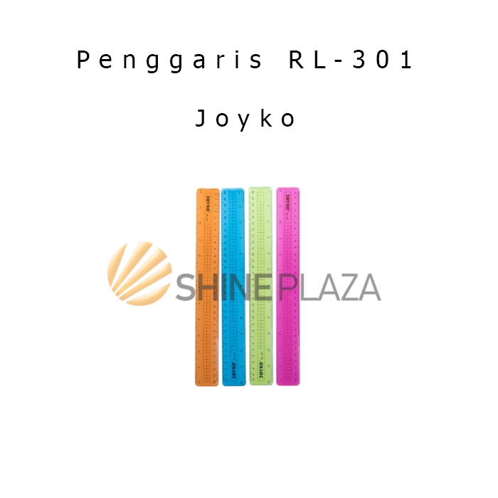 Jual Penggaris Plastik Lentur 30cm Joyko RL-301 - Flexible Ruler 30 cm ...