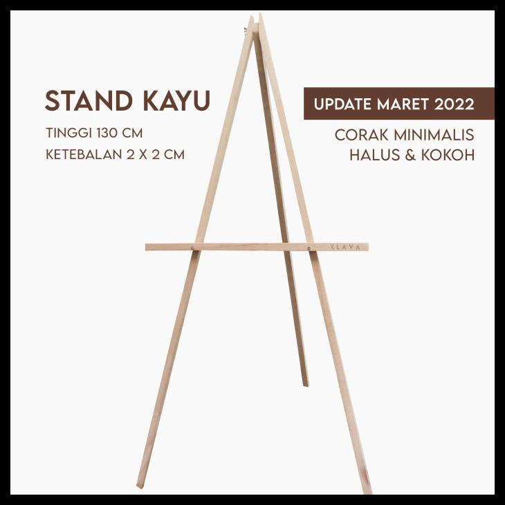 Jual STANDING STAND TRIPOD KAYU PAPAN BUNGA JASMINE 130 X 60 PAPER ...