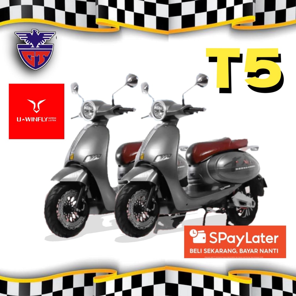 Jual SEPEDA MOTOR LISTRIK Motor Listrik Uwinfly T5 VESPA | Shopee Indonesia