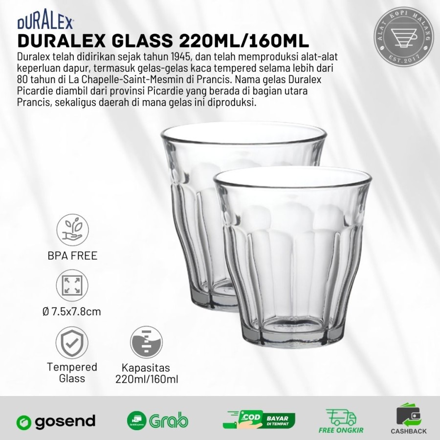 Jual Duralex Glass 220ml | Shopee Indonesia