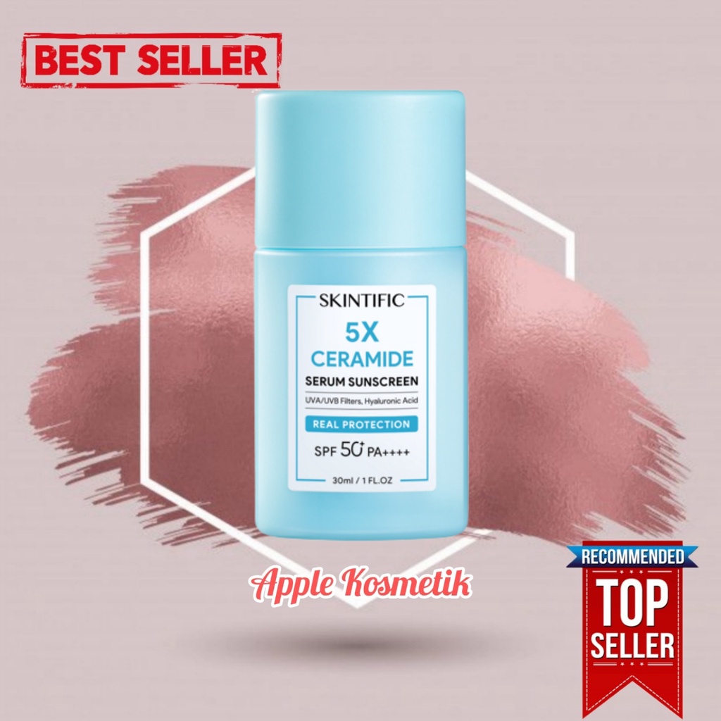 Jual SKINTIFIC 5X Ceramide Serum Sunscreen SPF 50 PA+++ 30ml - Apple ...