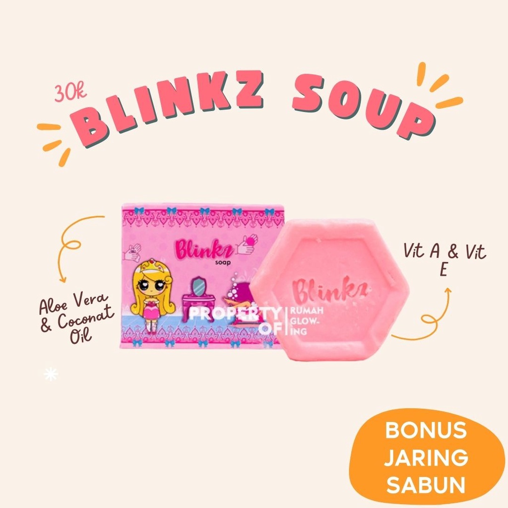Jual ️ RG ️ BLINKZ BLINK SOAP | Sabun Batang Pemutih Badan Blinkz Blink ...