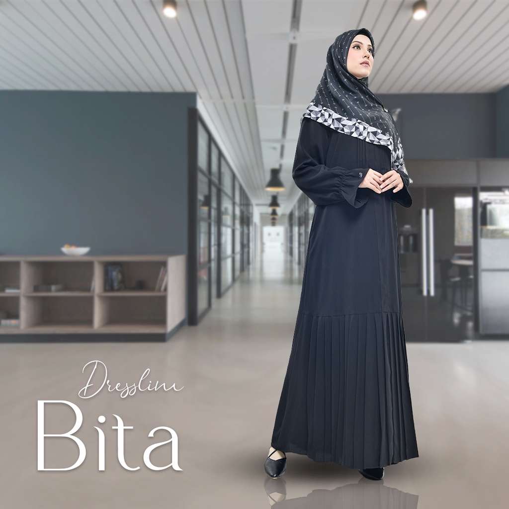 Jual Rabbani - Gamis Dresslim Lengan Panjang Bita Exclusive | Shopee ...