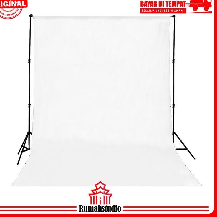 Jual Promo Istimewa Background Foto Putih Polos Kain Backdrop Studio ...