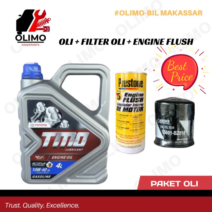 Jual Oli Toyota TMO 10/40w 4Liter + Filter Oli Avanza, Xenia, Rush ...