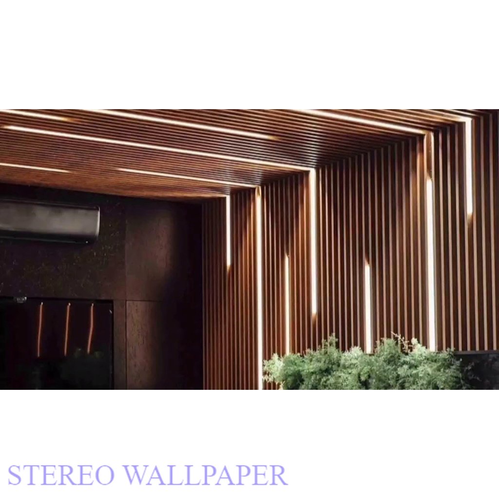 Jual wpc woodpanel per lembar untuk backdrop tv ruang tamu ukuran 16cm ...