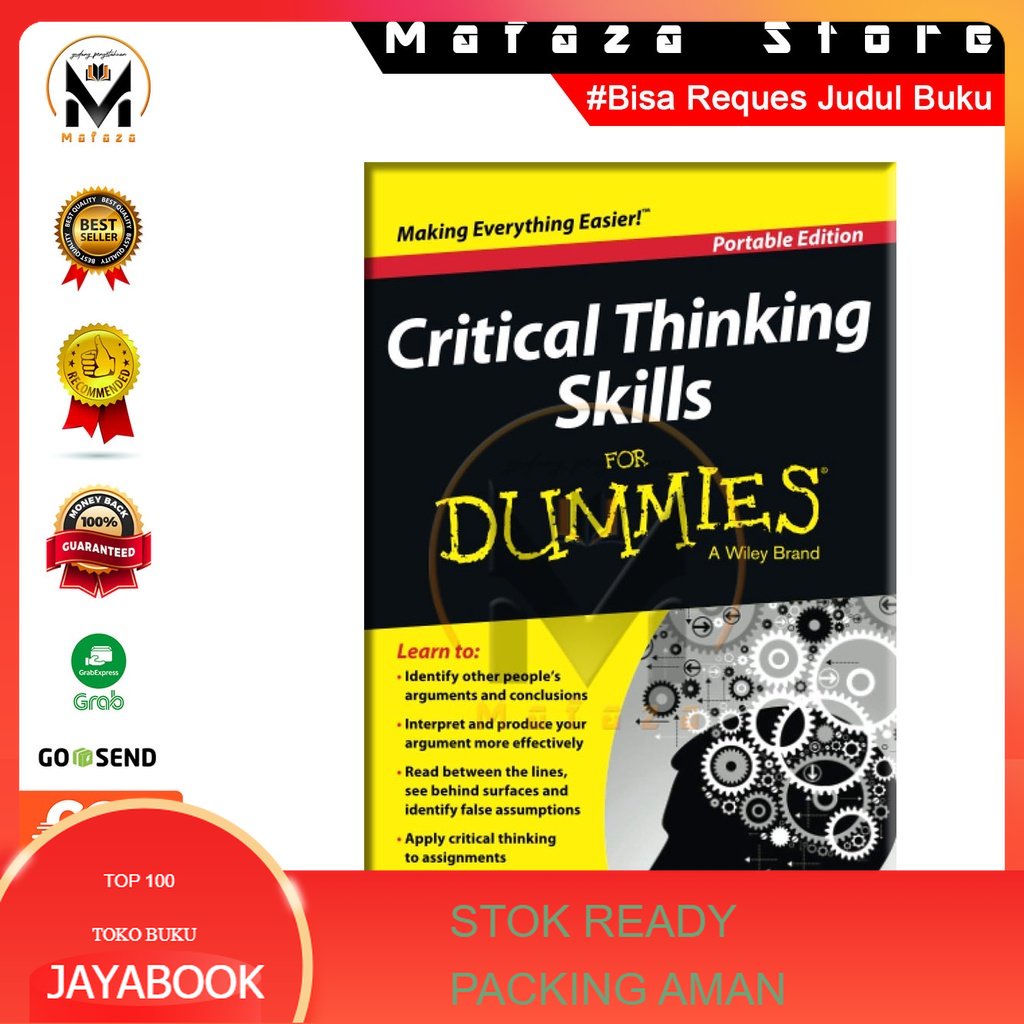 Jual Critical Thinking Skills For Dummies by Martin Cohen | Shopee Indonesia