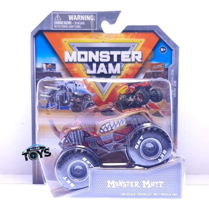 Jual Monster Jam Monster Mutt 1:64 - Ruff Crowd - Series 28 Monster ...