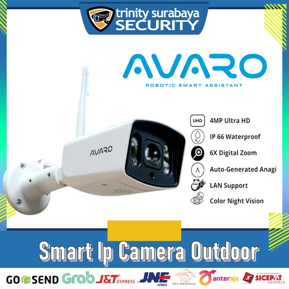 Jual CCTV IP Wifi Smart Outdoor Camera AVARO Trinity | Shopee Indonesia