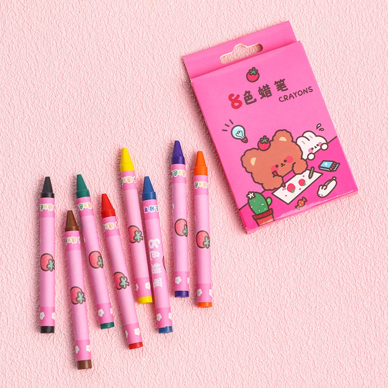 Jual CRAYON MINI ISI 8 DAN 12 MOTIF LUCU / CRAYON MEWARNAI UNTUK ANAK ...