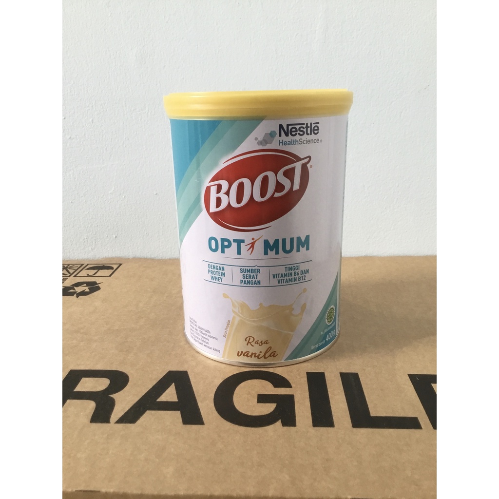 Jual Susu Nestle Boost Optimum Vanilla 400g | Shopee Indonesia