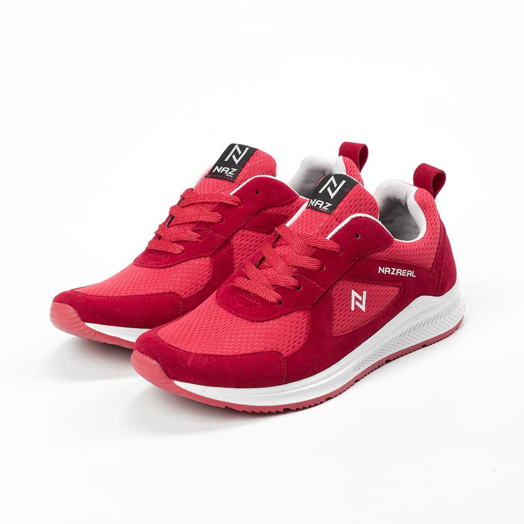 Jual LOTUS RED - Nazreal Footwear Sepatu sneakers unisex sepatu running ...