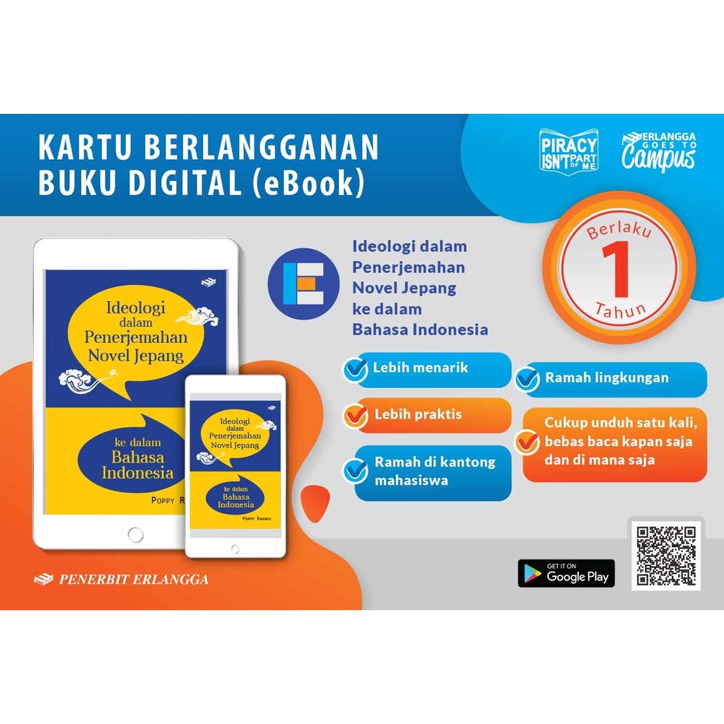 Jual Erlangga - E-BOOK: IDEOLOGI DLM PENERJEMAHAN NOVEL JEPANG K B ...