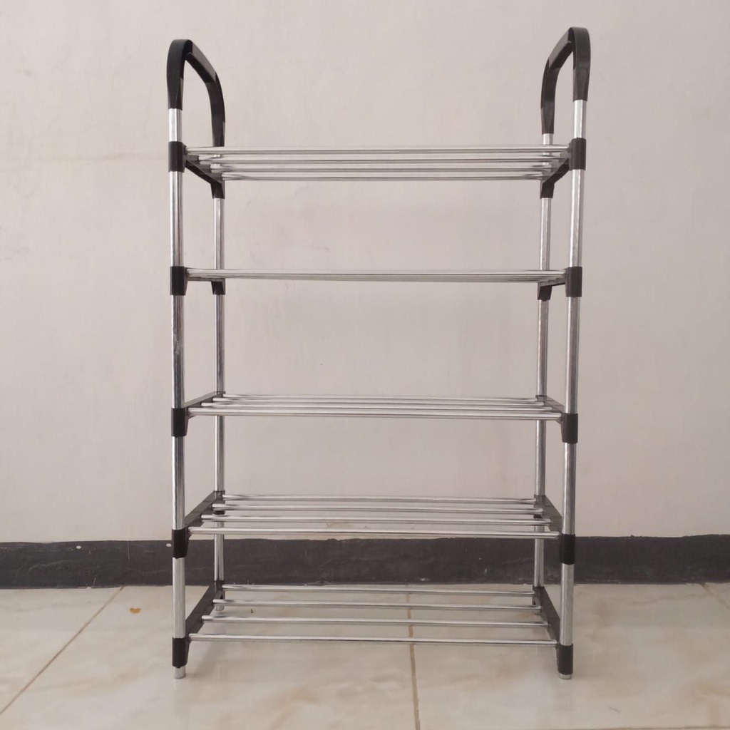 Jual Rak Sepatu Besi 5 Susun - Rak Sepatu 5 Tingkat Besi - Tempat ...