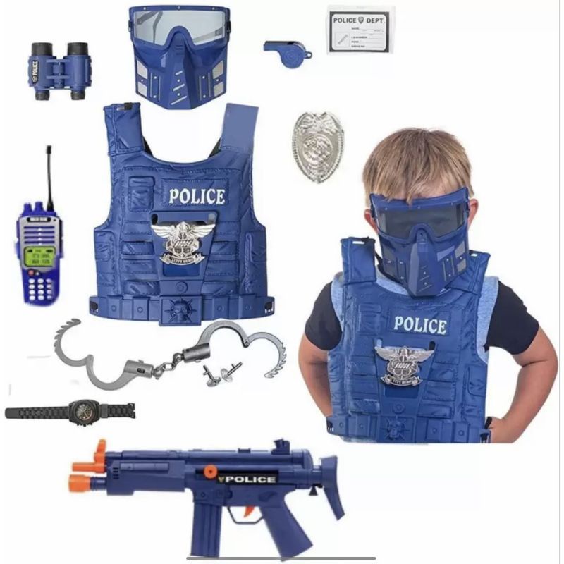 Jual Police force equipment MAINAN ANAK LAKI LAKI KOSTUM POLISI SET ...