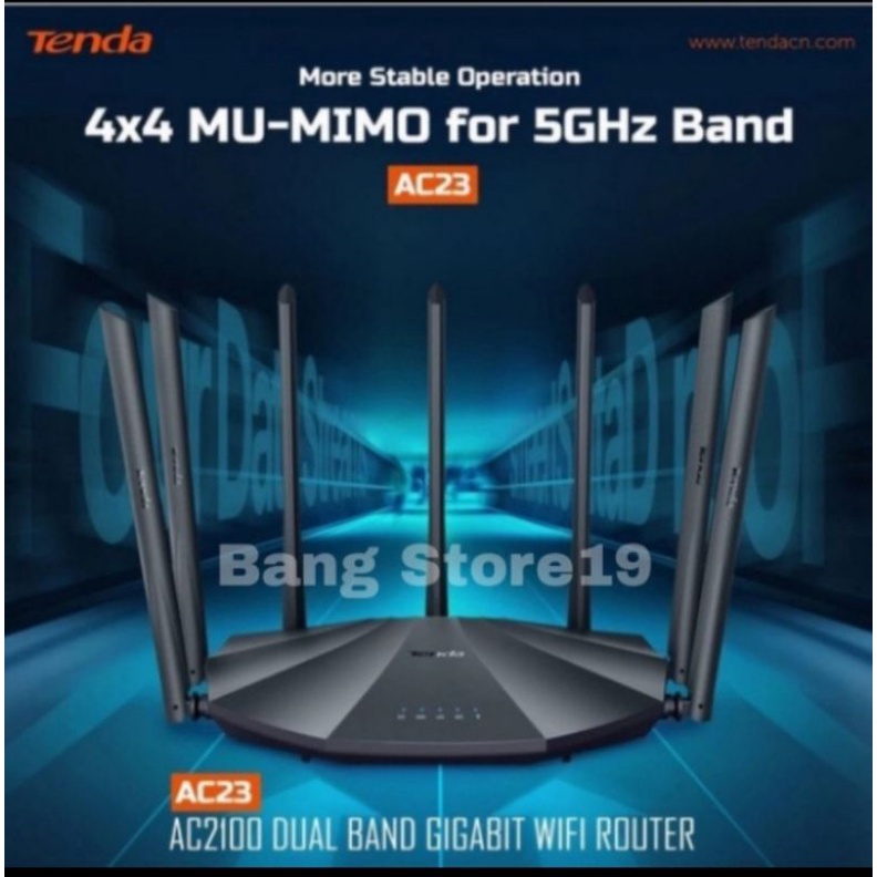 Jual Tenda AC23 AC2100 Dual Band Gigabit Wifi Router | Shopee Indonesia