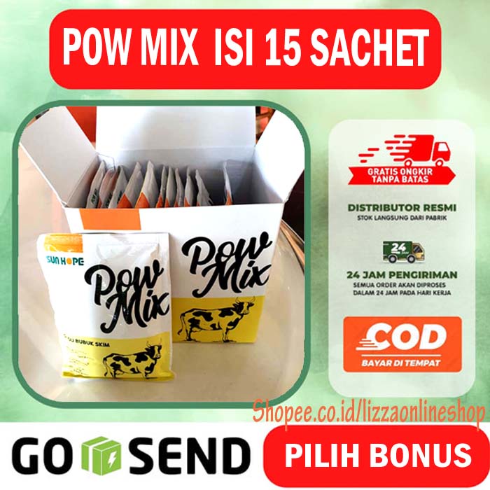 Jual PowMix Sunhope 1 Box isi 15 Sachet - PowMix Sunhope Pow Mix Sun ...