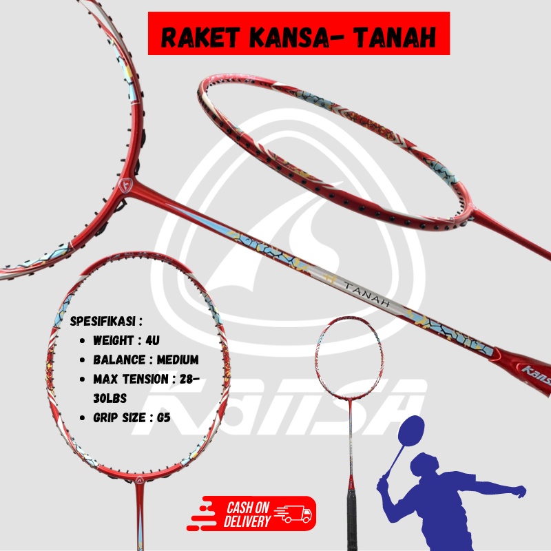 Jual Raket Badminton Bulutangkis Kansa Angin/ Api/ Air/ Tanah/ Kayu ...