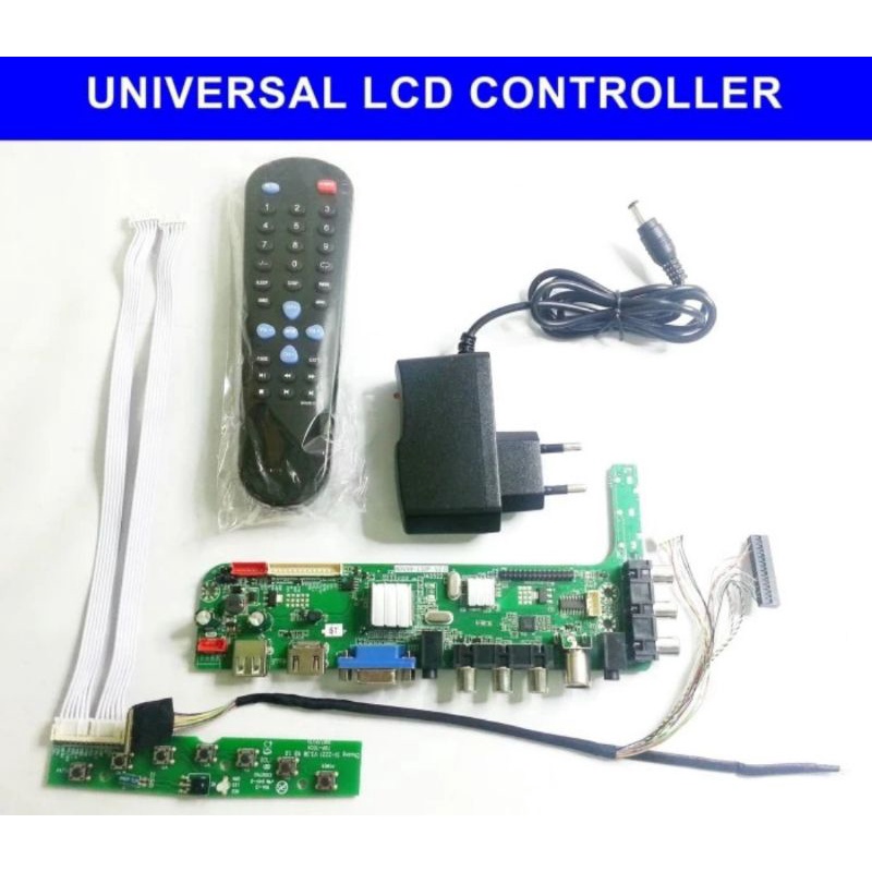 Jual paket main board universal tv led lcd lvds edp 30 pin mini edp ...