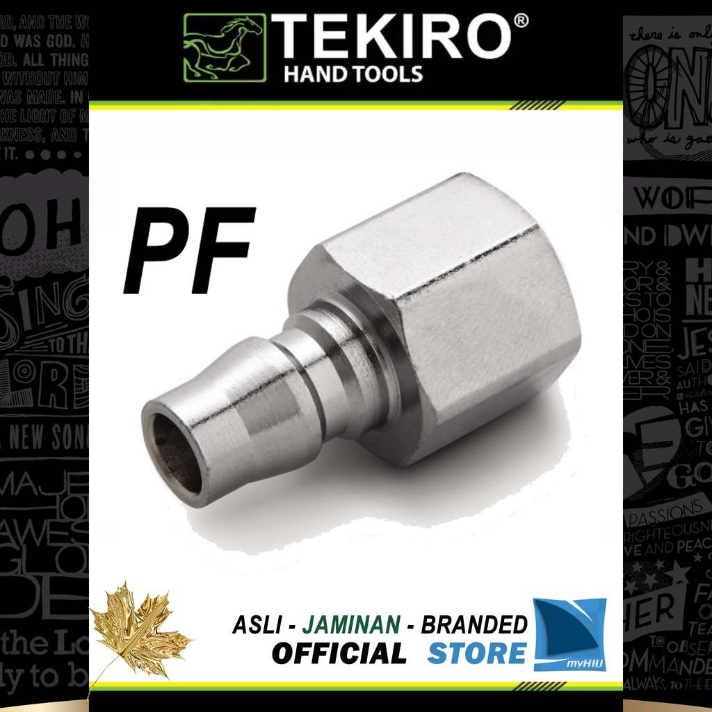 Jual Nepel Sambungan Selang Angin - Quick Coupler Plug 20 / 30 / 40 ( PF ) TEKIRO | Shopee Indonesia