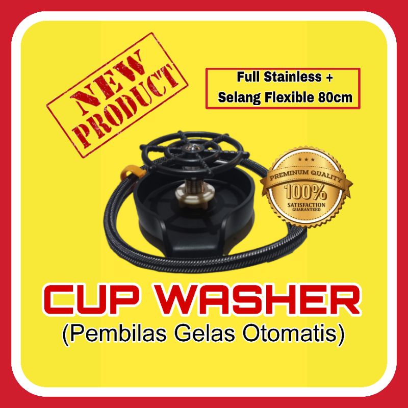 Jual CUP WASHER AUTOMATIC STAINLESS BLACK/ALAT PENCUCI GELAS KITCHEN ...
