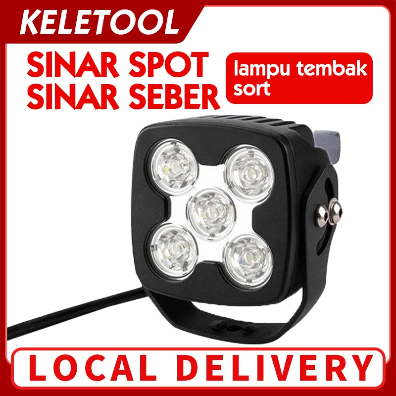 Jual Lampu Tembak Sorot Truk Off Road 5 "LED Light Pods Offroad 12V 24V ...