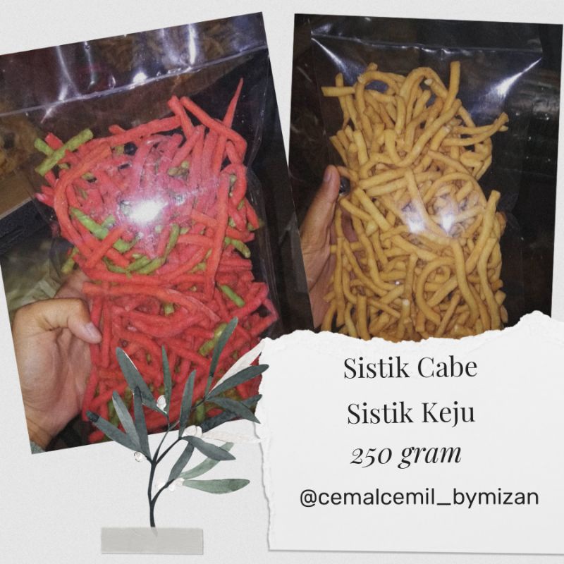Jual Sistik Cabe dan Sistik Keju 250 gram | Shopee Indonesia