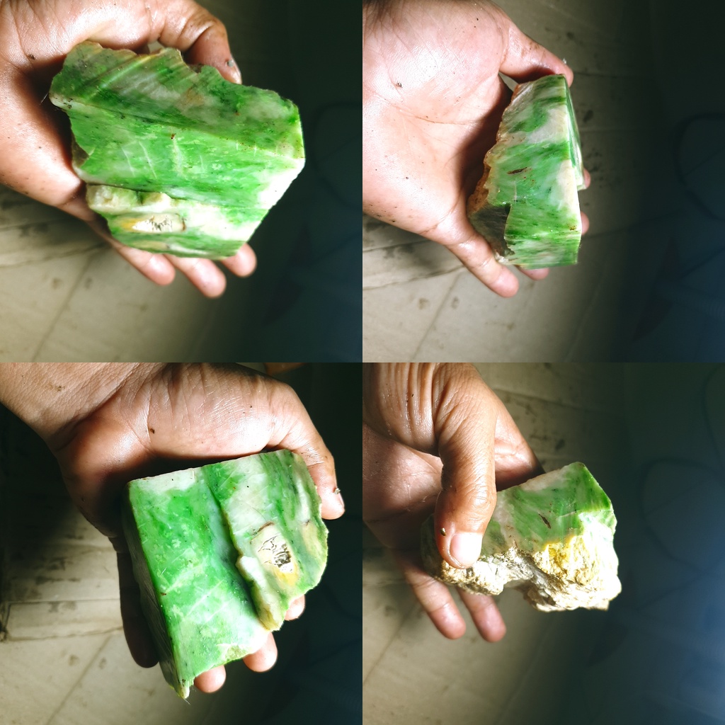 Jual POTONGAN BATU GIOK NEPHRITE JADE BAHAN GIOK ACEH BARANG CUCI ...